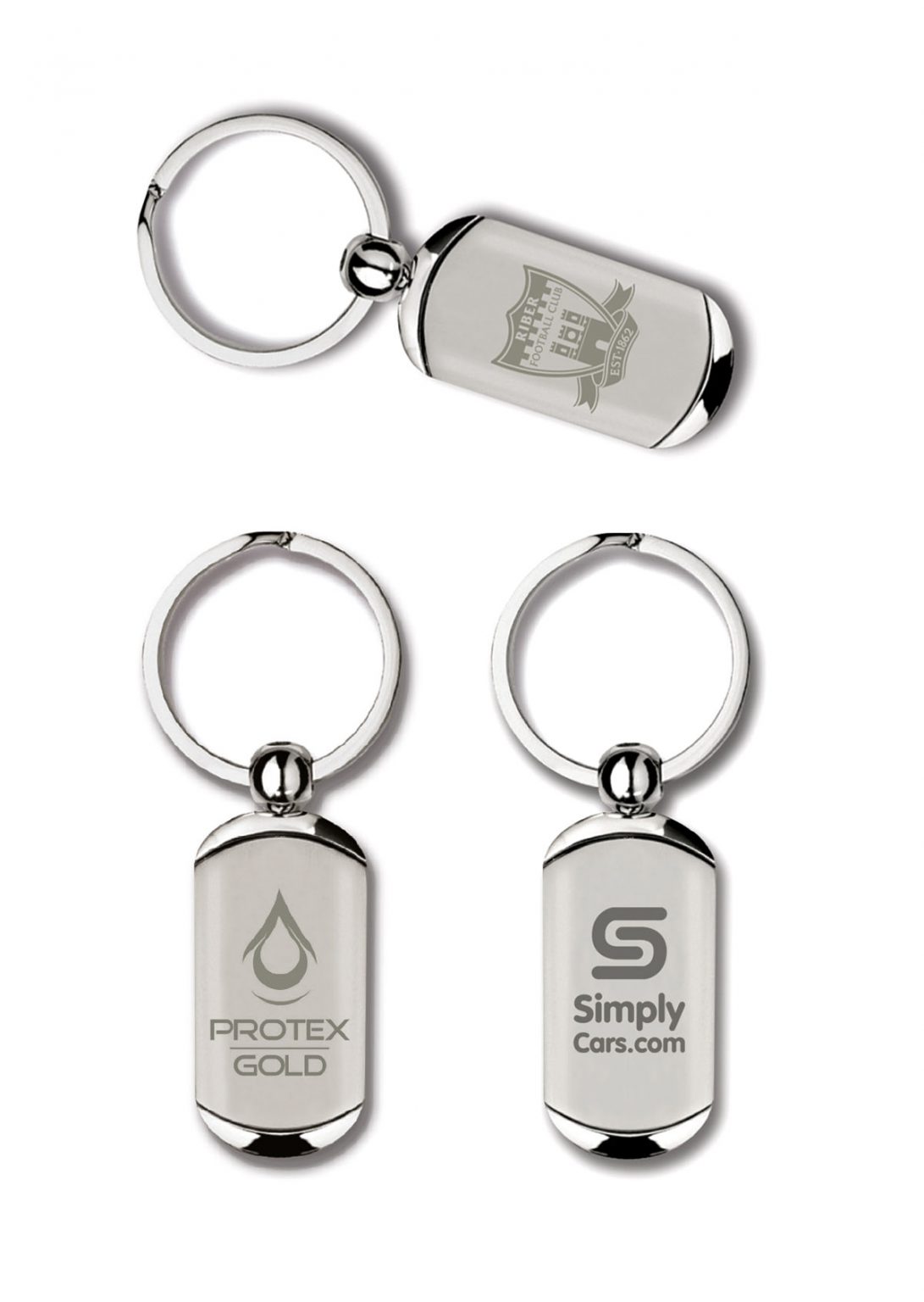 Premium Rectangular Keyring – Crown Products
