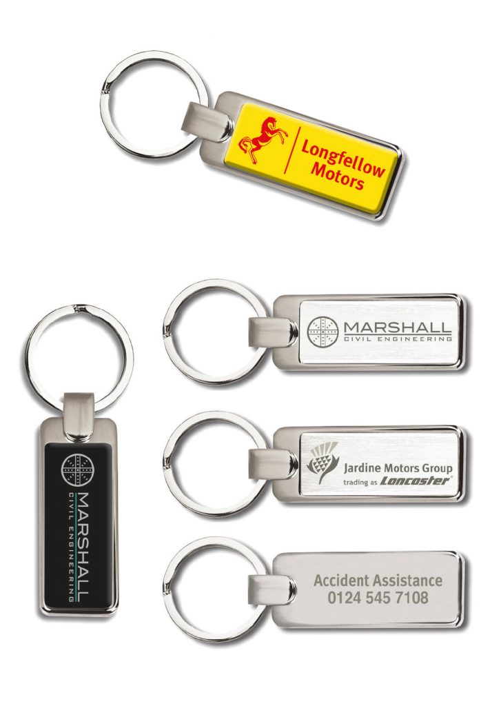 Elite Rectangular Keyring – Crown Products